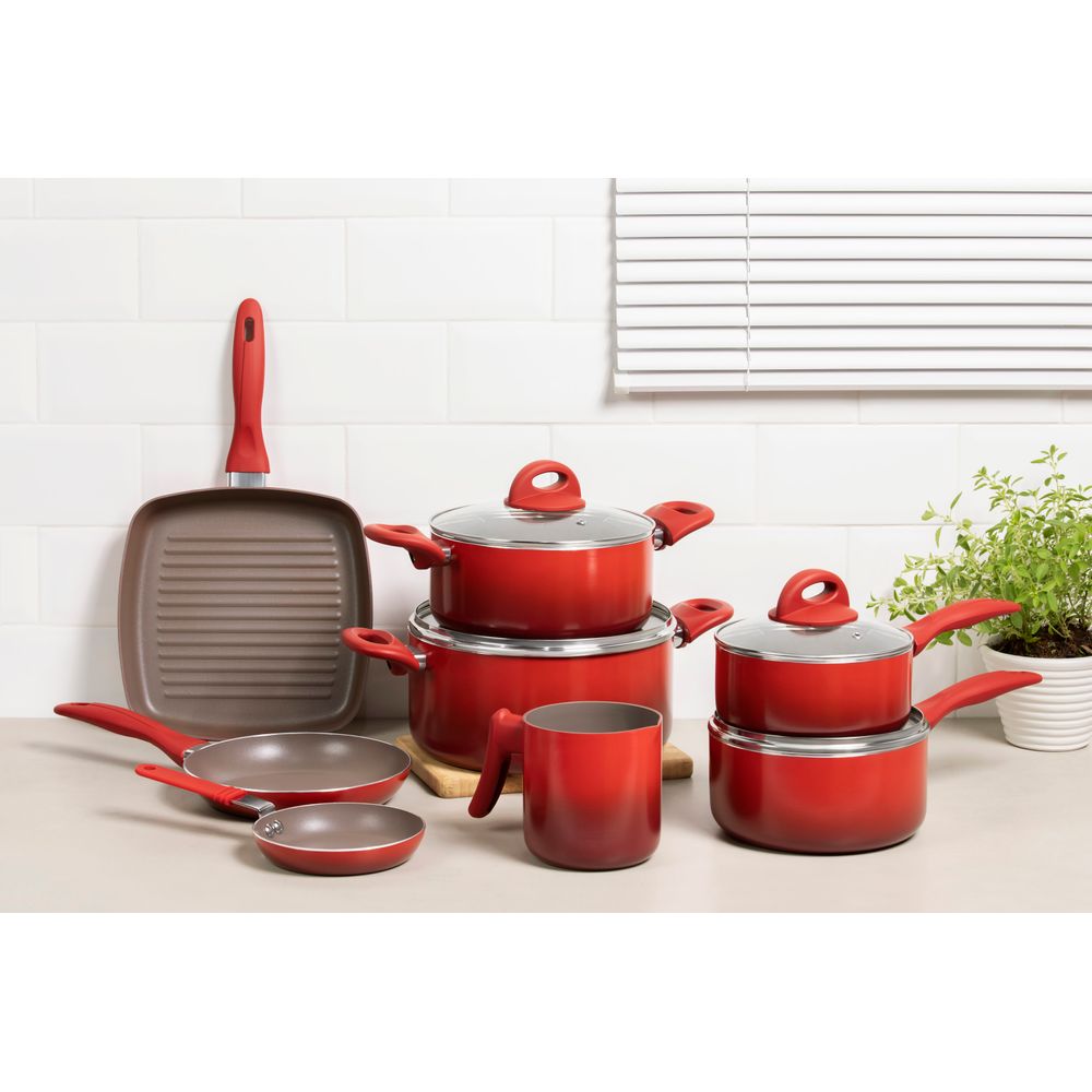 Jogo de Panelas 8 Peças - Ceramic Life Smart Plus Brinox - Casa e Video